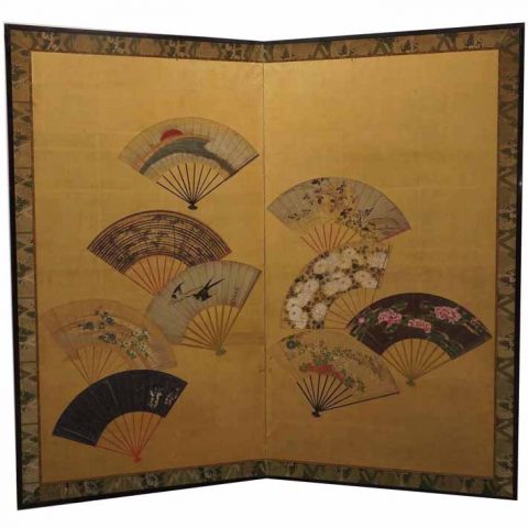 Japanese Fan Screen | Sutter Antiques | Hudson, NY