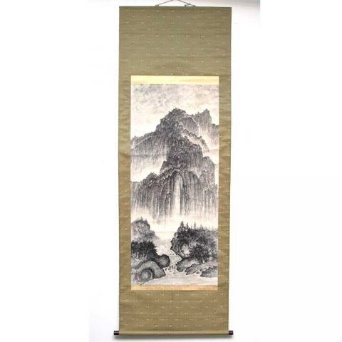 Mountain river scroll | Sutter Antiques | Hudson, NY